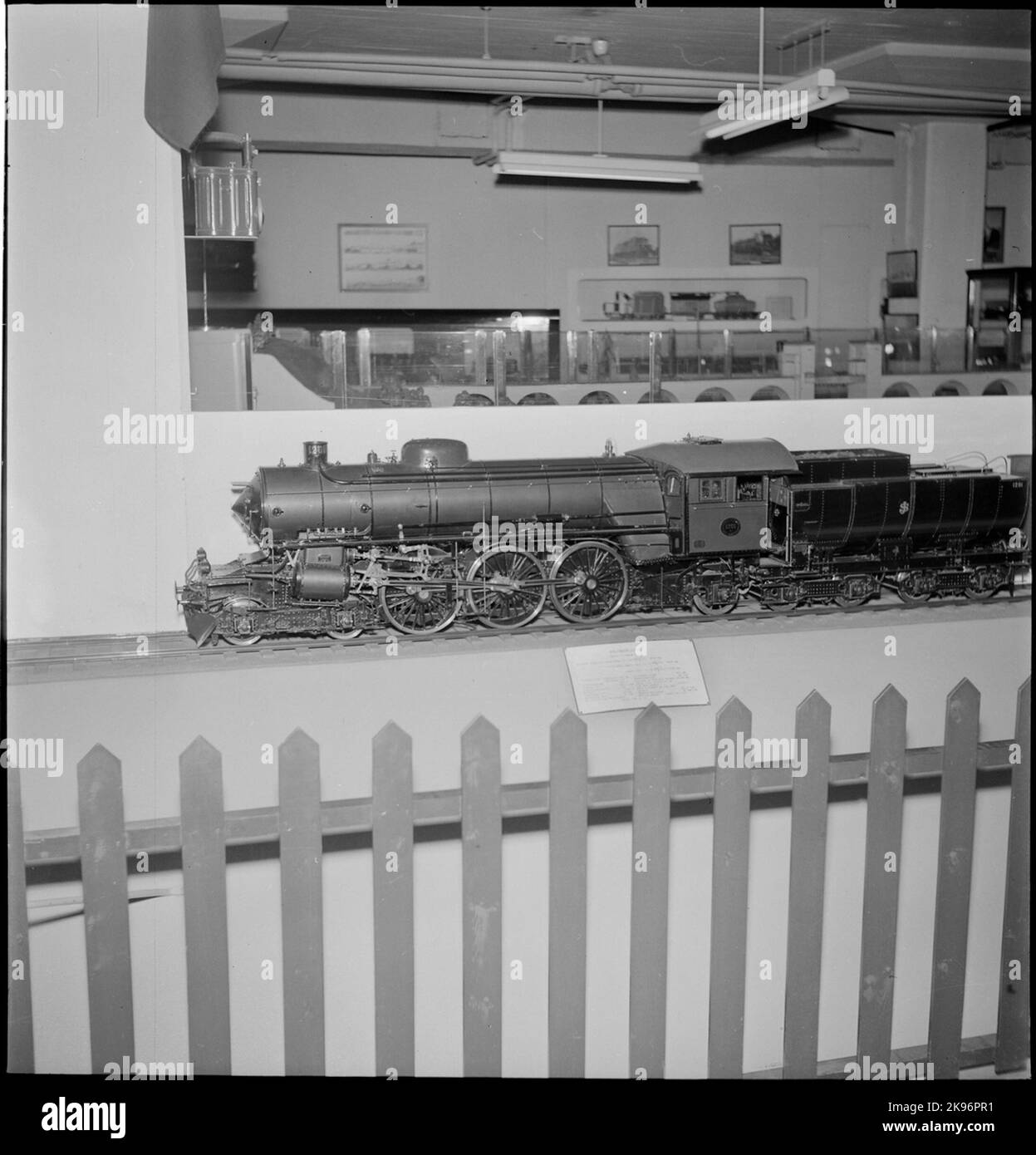 Model of the steam locomotive State Railways, SJ F 1201 Stock Photo - Alamy
