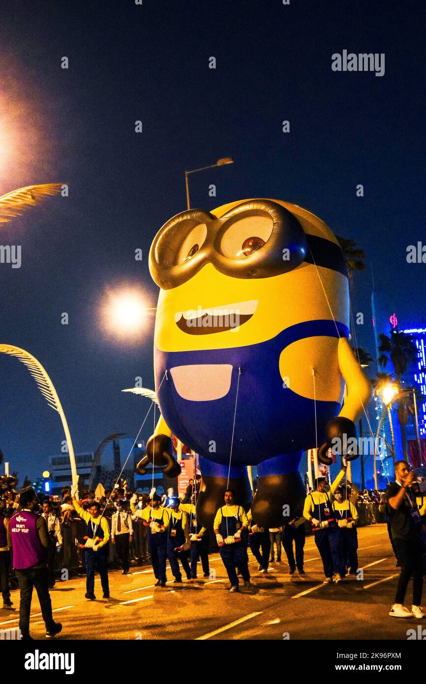 The Great Ballon Parade in the Corniche street to celebrate FIFA World ...