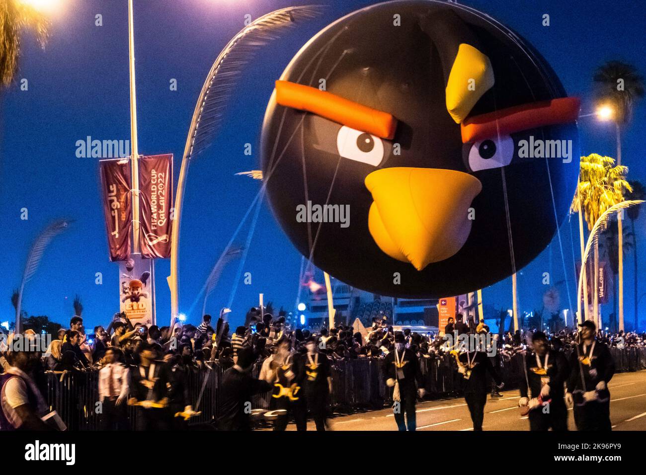 The Great Ballon Parade in the Corniche street to celebrate FIFA World ...