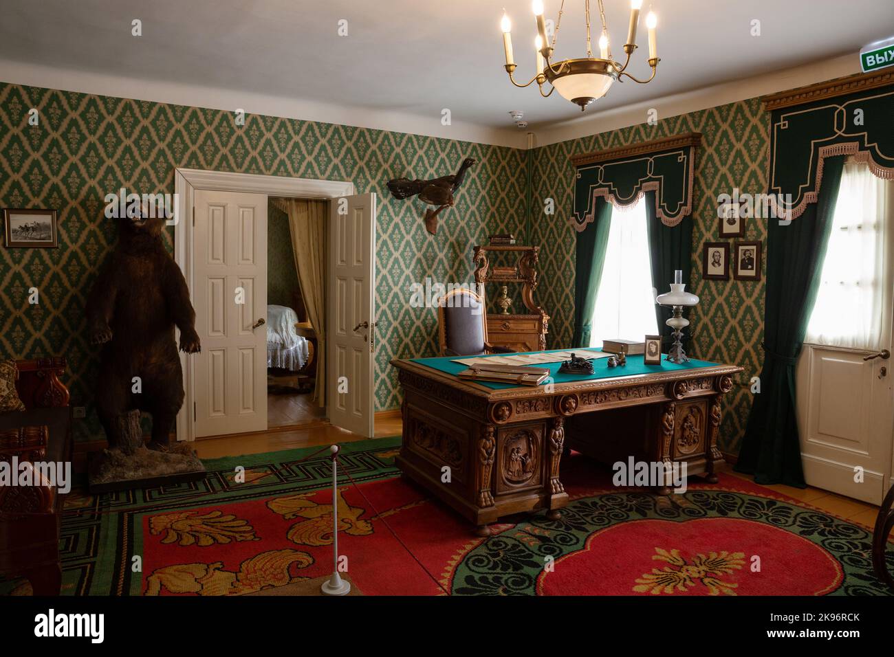 Chudovo, Russia - October 08, 2022: House-museum of the poet N.A ...