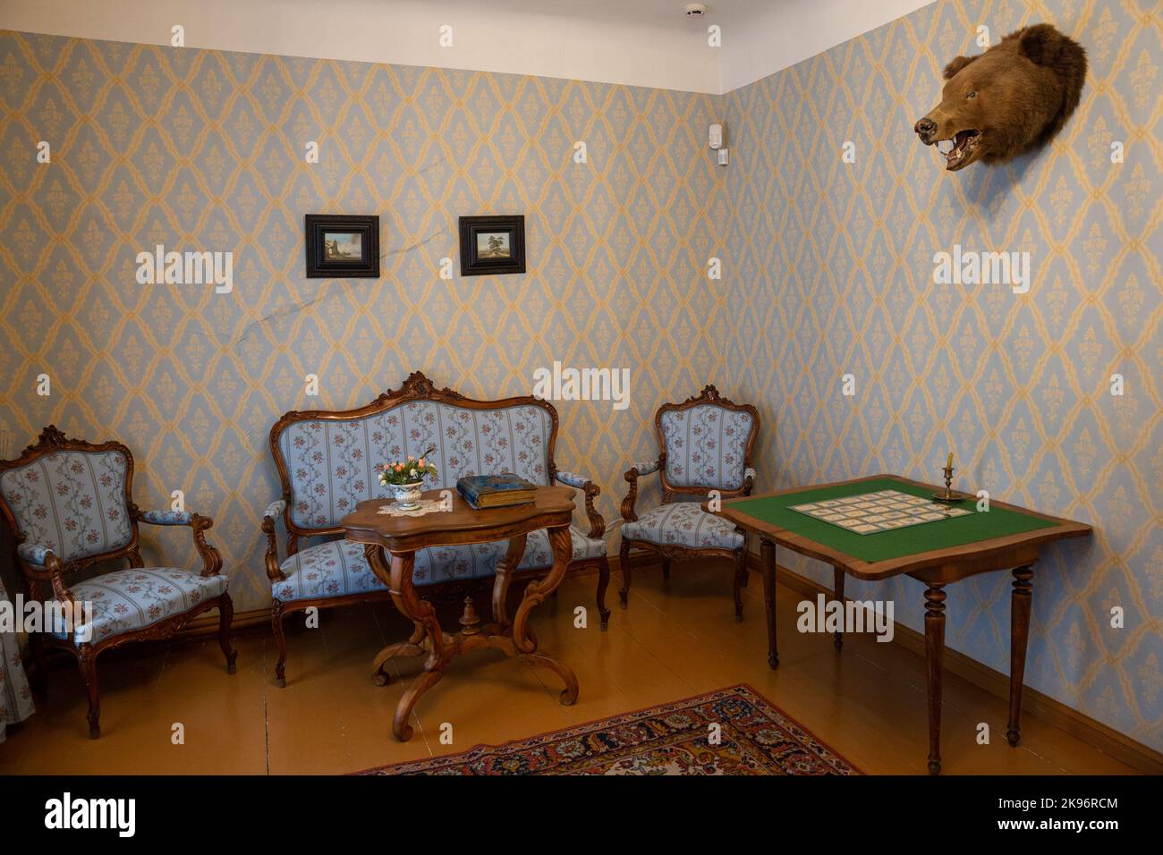 Chudovo, Russia - October 08, 2022: House-museum of the poet N.A ...