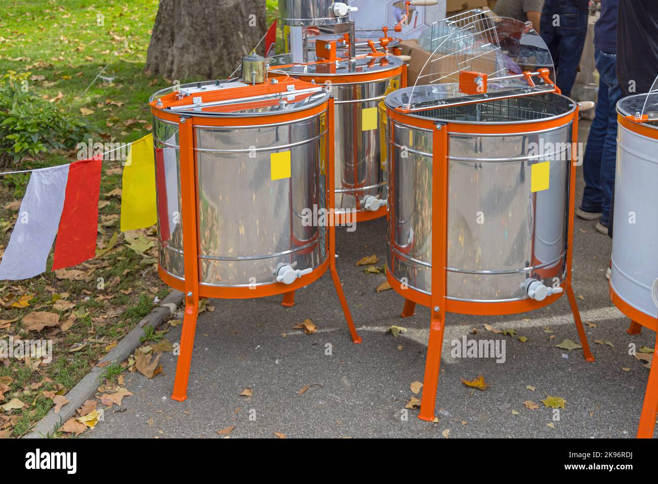 Honey extractor honey processing hi-res stock photography and images ...