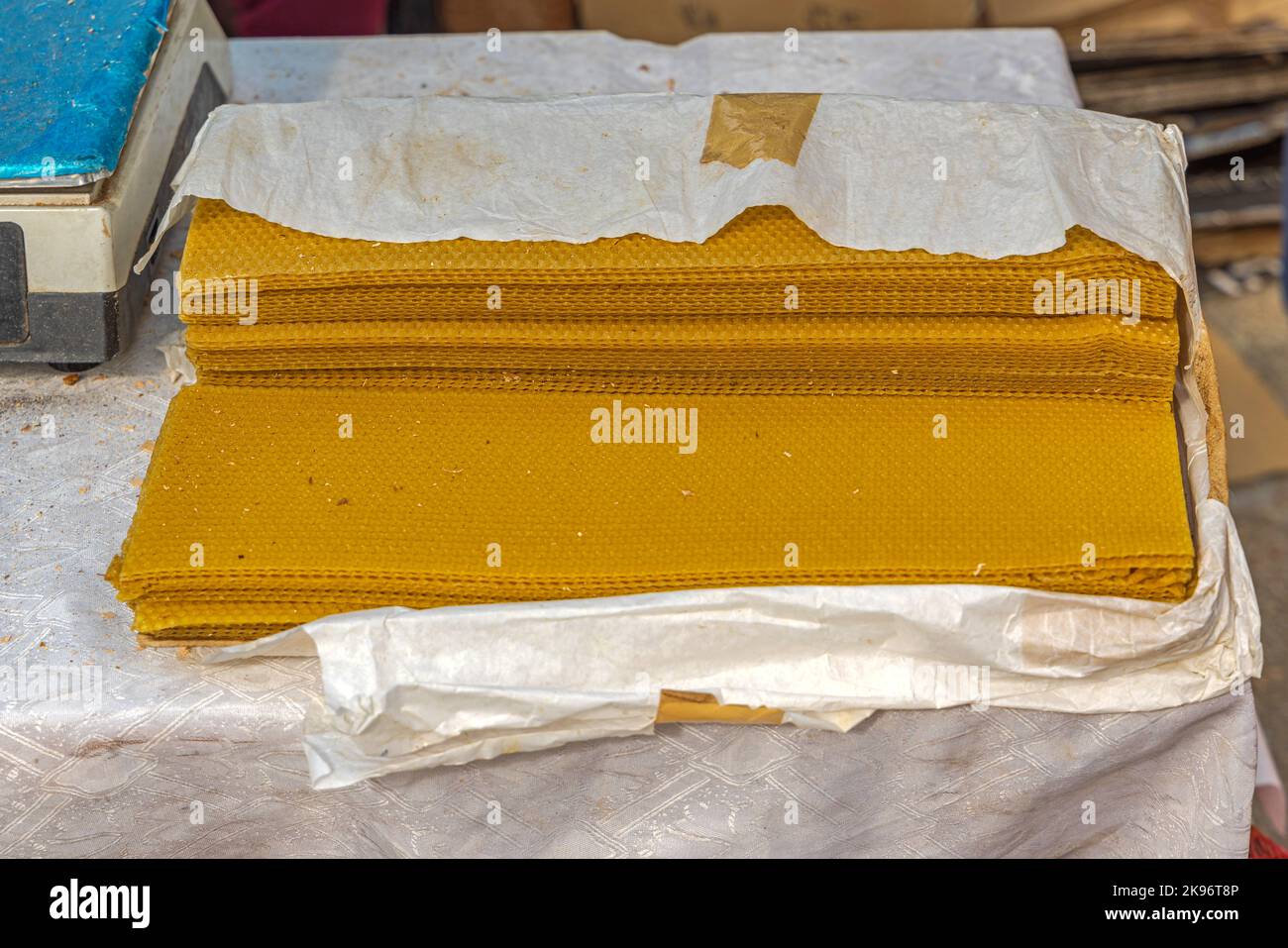 Wax Foundation Honeycomb Base in Sheets Beekeeping Equipment Stock ...