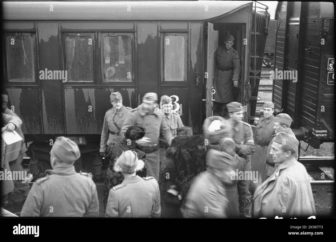 During the evacuation of Finnish refugees, autumn 1944 Stock Photo - Alamy