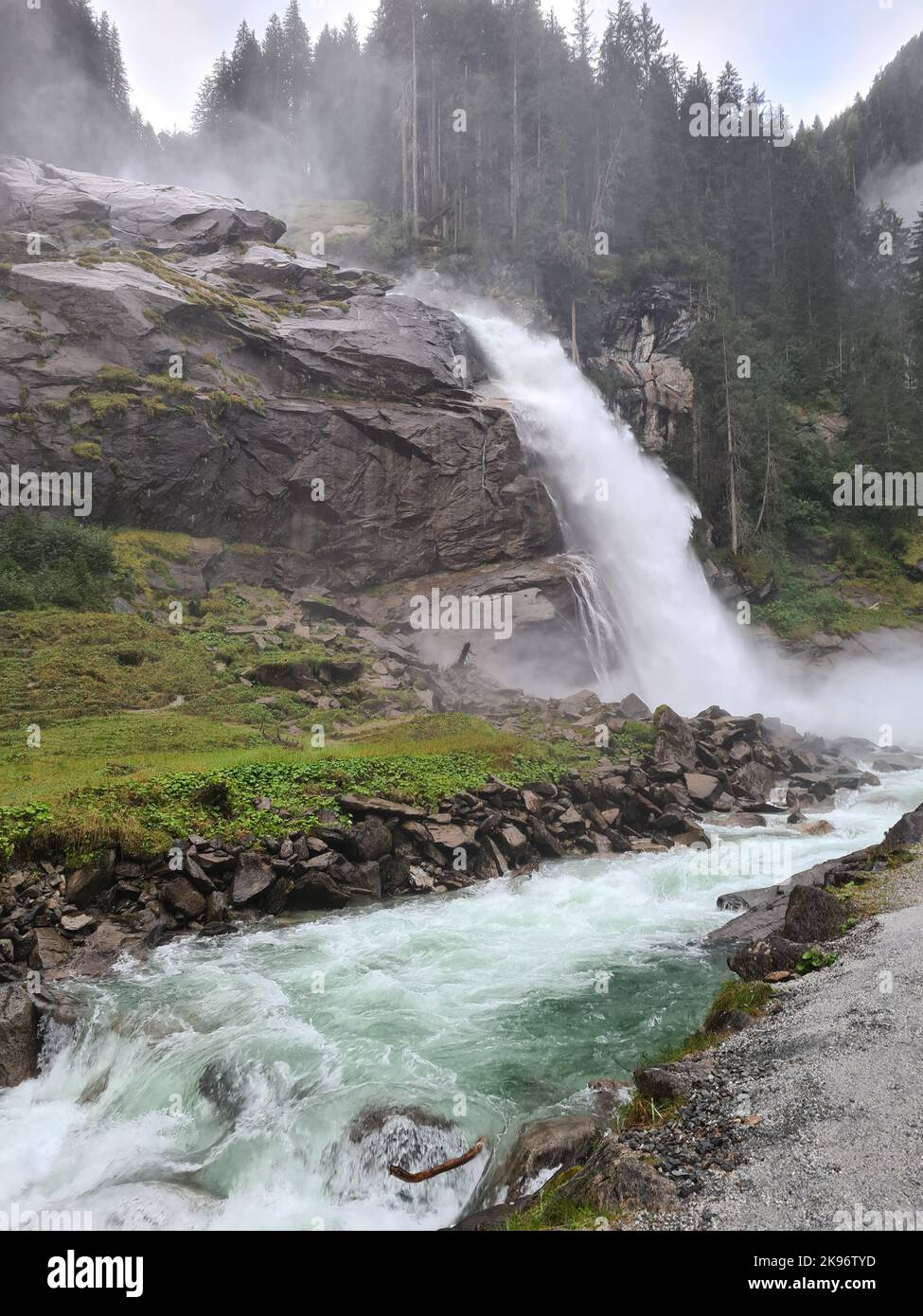 Krimml waterfalls pinzgau salzburg hi-res stock photography and images ...