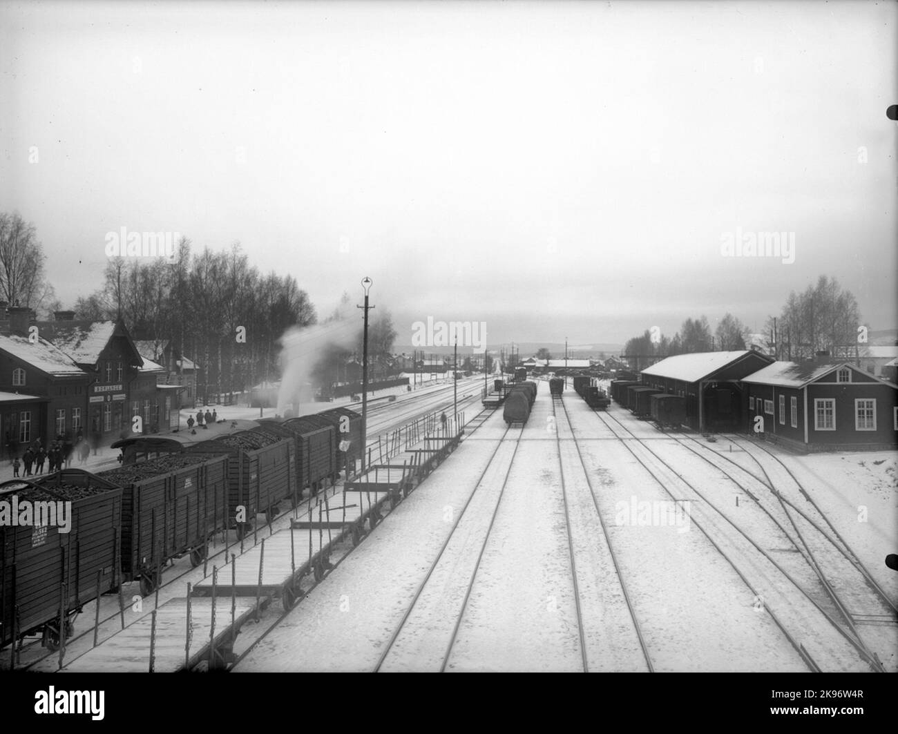 The station opened for traffic December 31, 1875 Stock Photo - Alamy