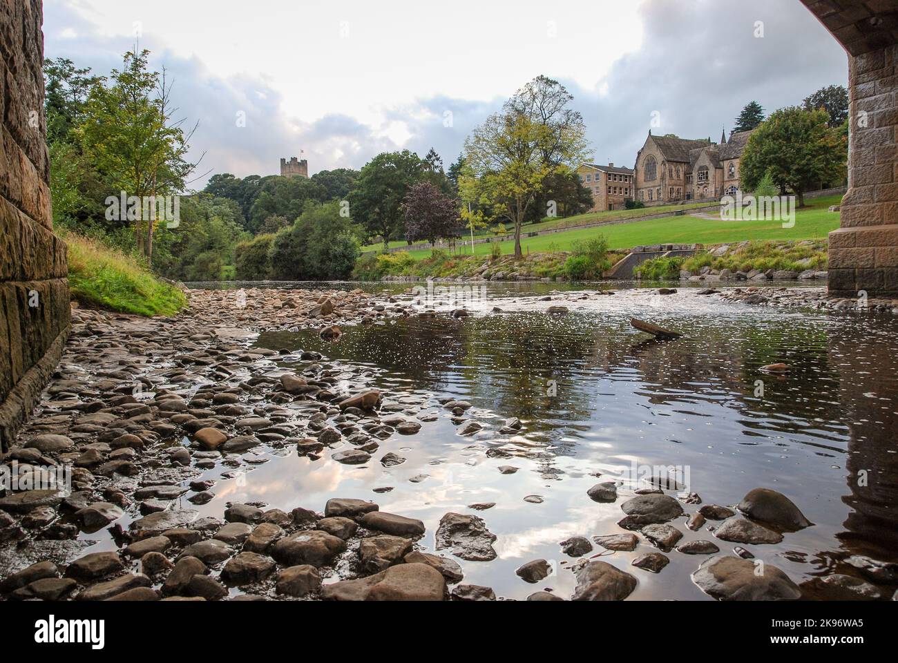 Richmond, North Yorkshire, UK - September 22, 2007: Richmond Castle ...