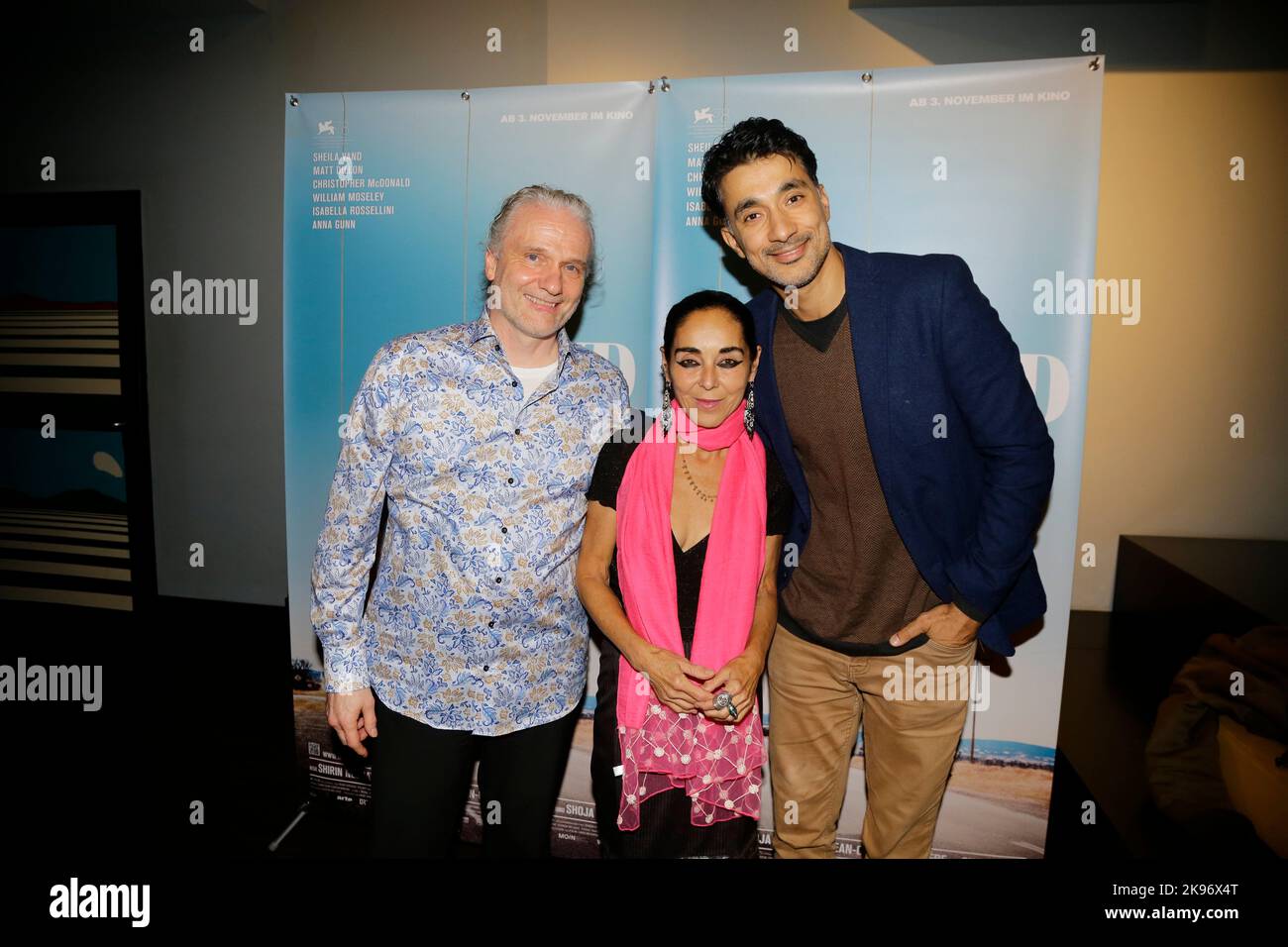 Stephan Winkler, Shirin Neshat und Amir Hamz bei der Hamburg Premiere ...