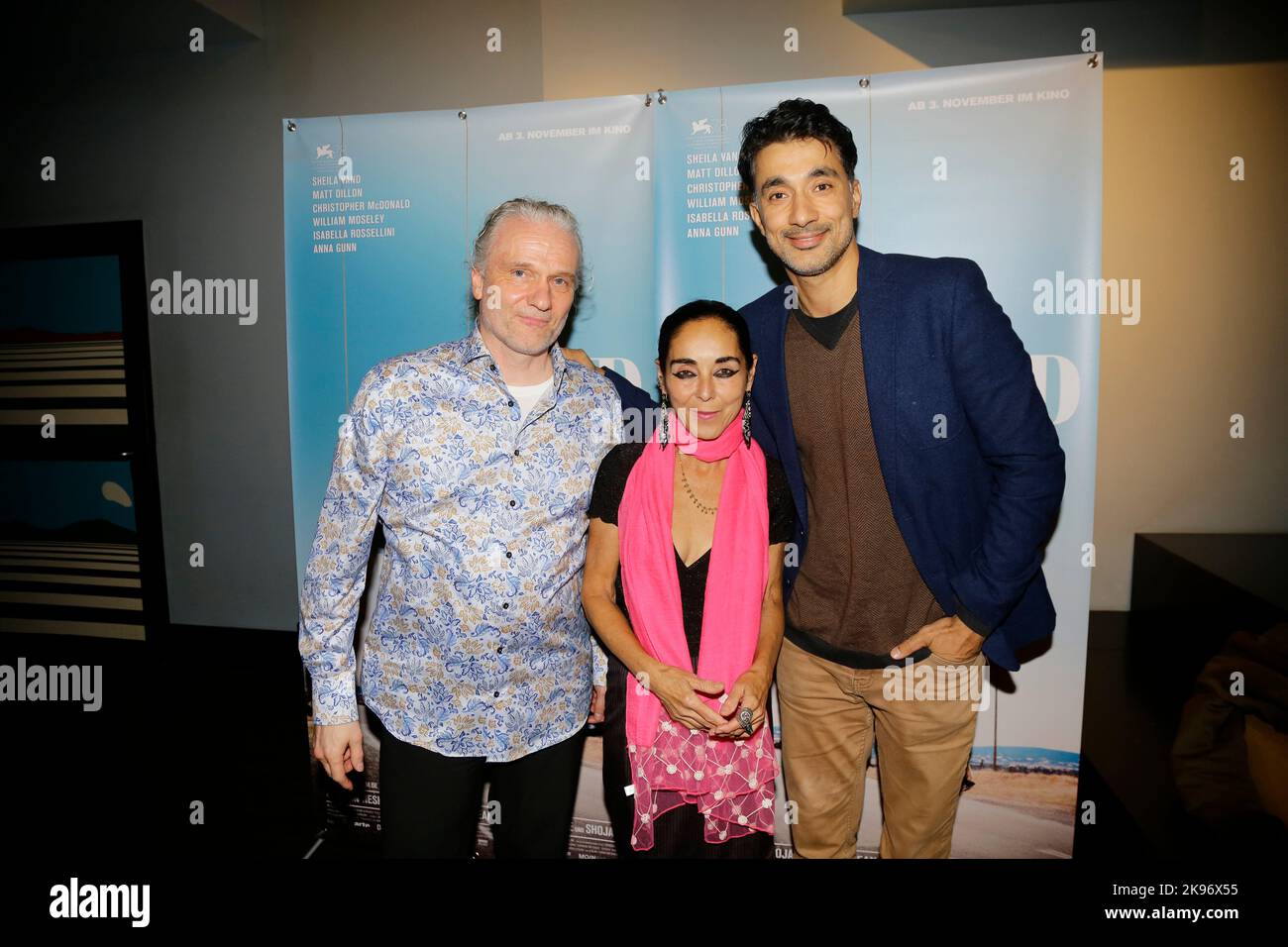 Stephan Winkler, Shirin Neshat und Amir Hamz bei der Hamburg Premiere ...