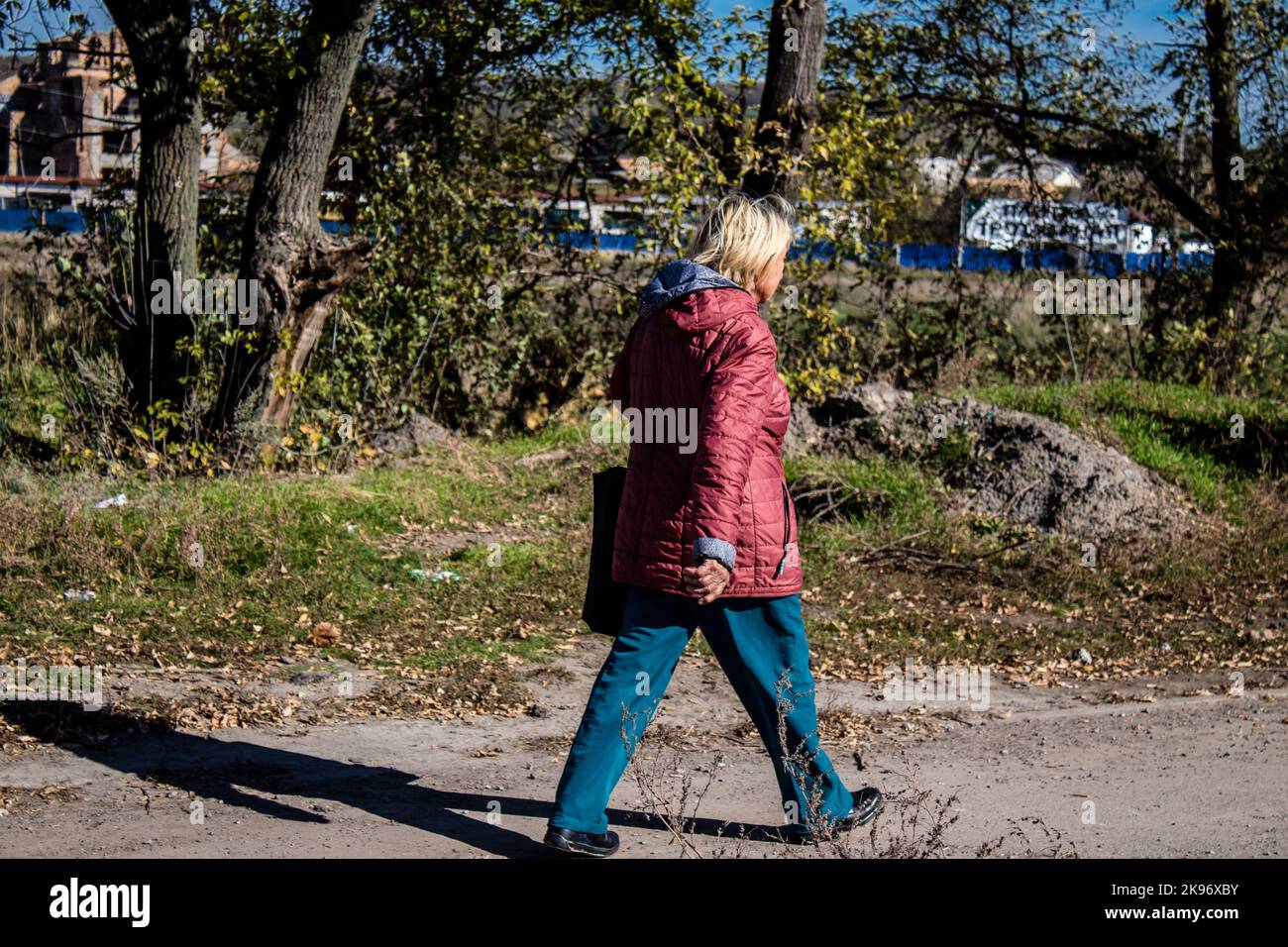 The city of Bakhmut is located on the front line, it has been under ...
