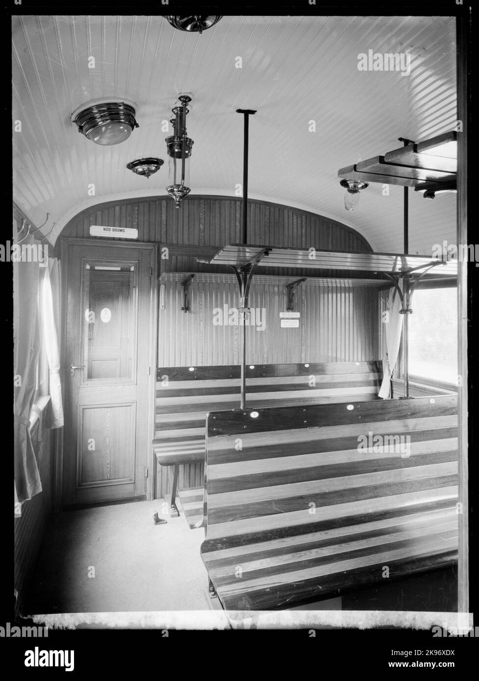 Interior image of the 3rd class department in a passenger car built for ...