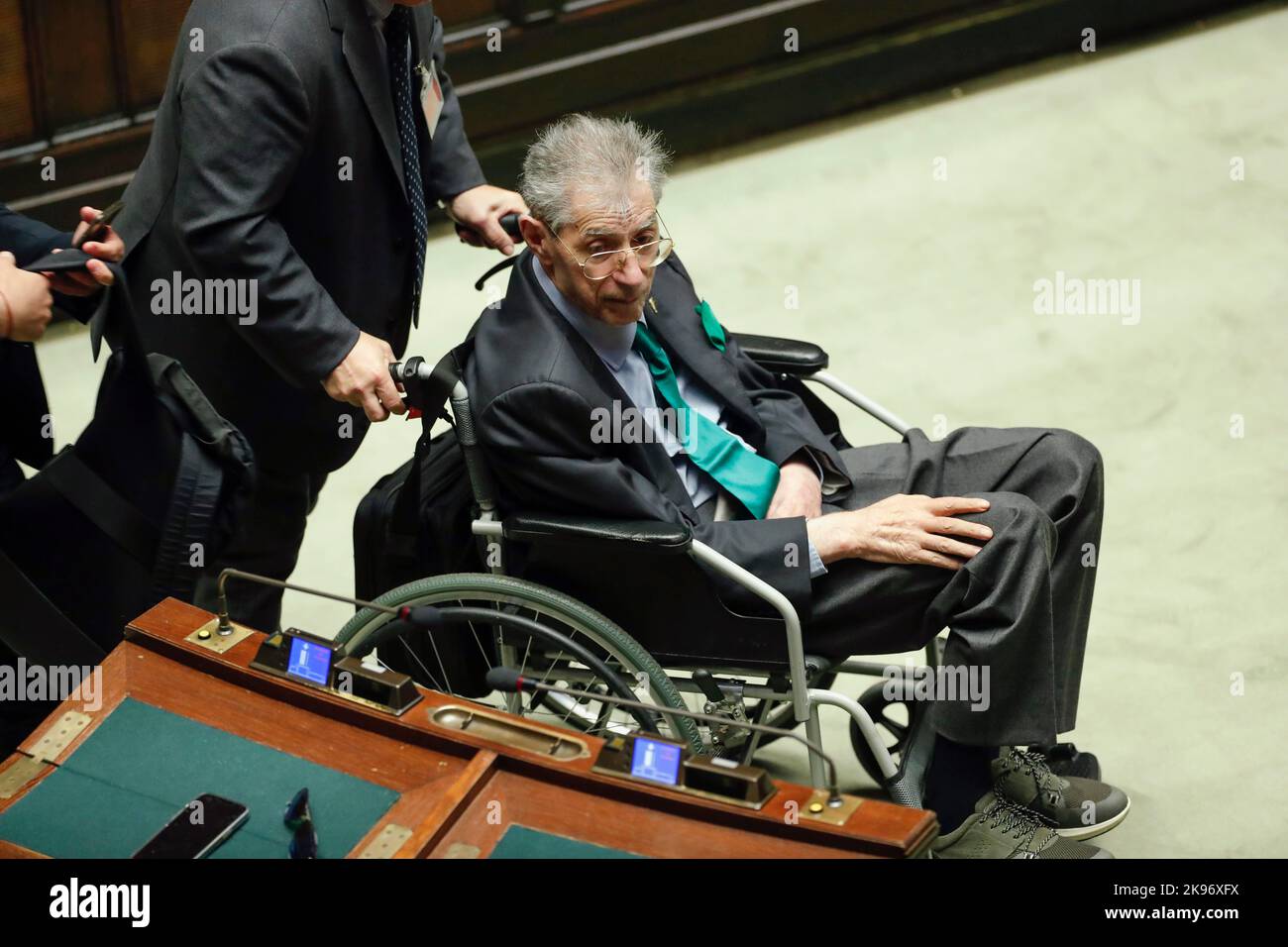 Italy, Rome, October 25, 2022 : Umberto Bossi, founder of the Lega ...