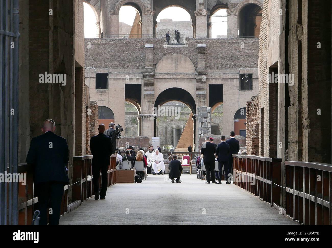Rome, Italy. 25th Oct, 2022. Final Ceremony of "The Cry for Peace", the ...