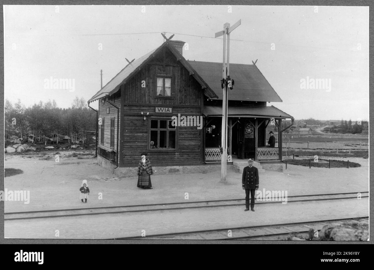 Via station Black and White Stock Photos & Images - Alamy