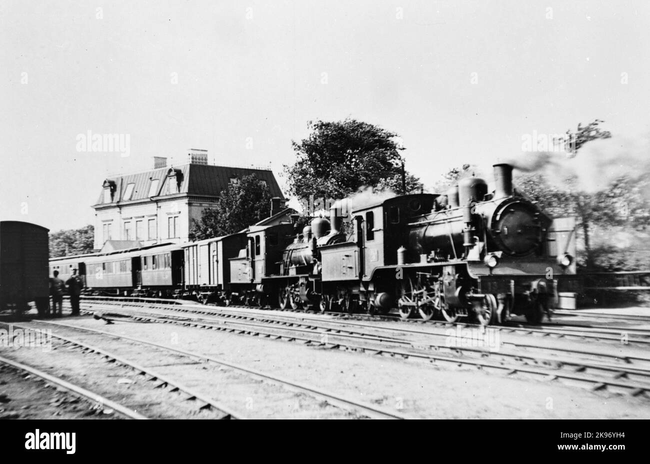 BKB LOK 13 in connection with another locomotive Stock Photo - Alamy