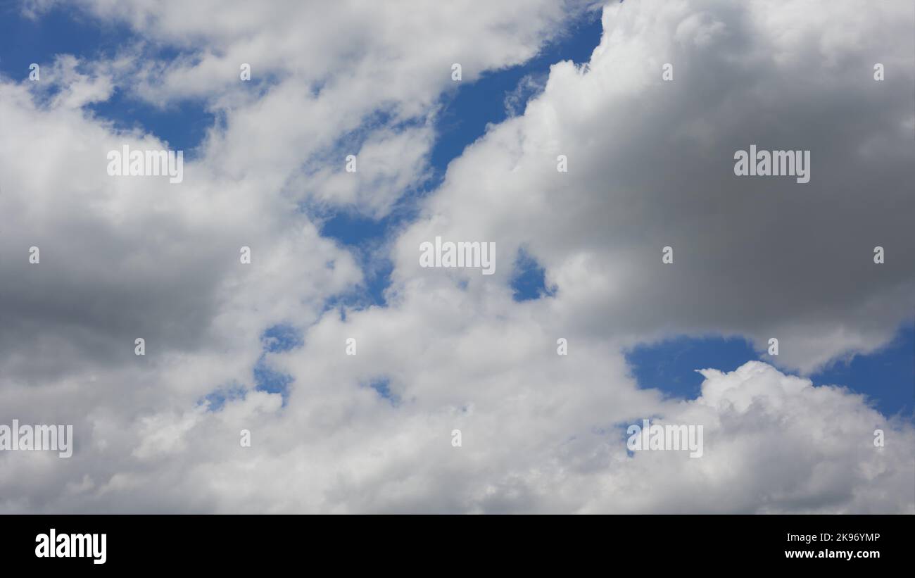 4k time lapse beautiful blue sky with clouds background.Sky clouds.Sky with clouds weather ...