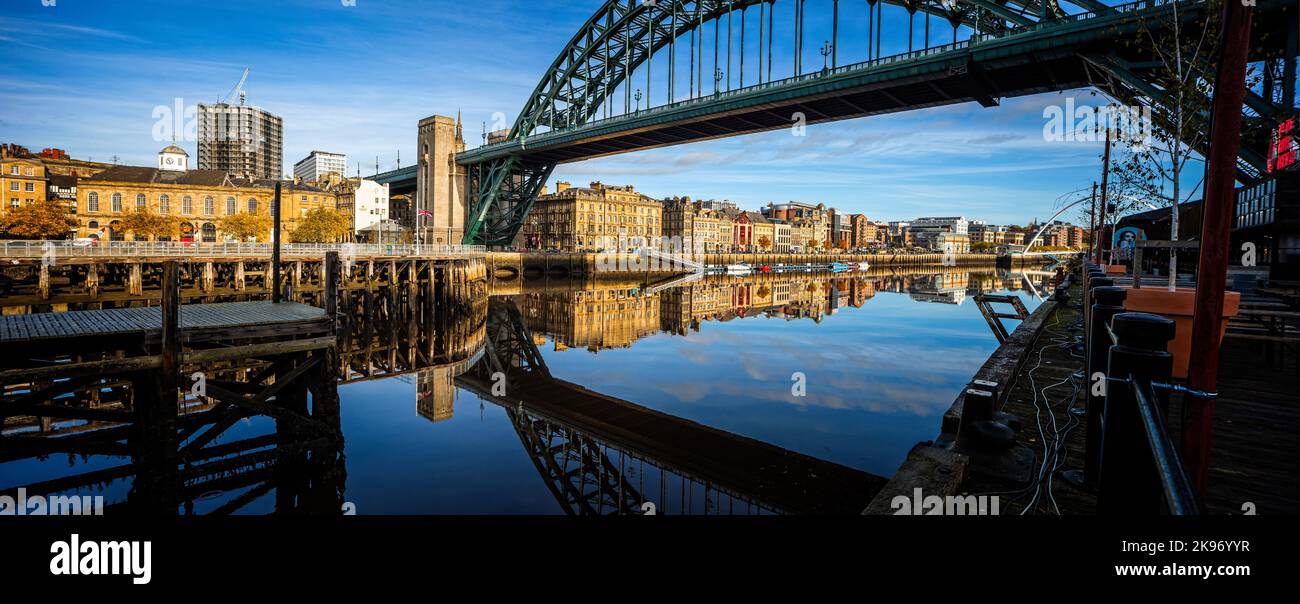 River Tyne Autumnal Stock Photo - Alamy