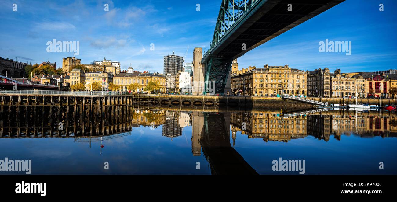River Tyne Autumnal Stock Photo - Alamy