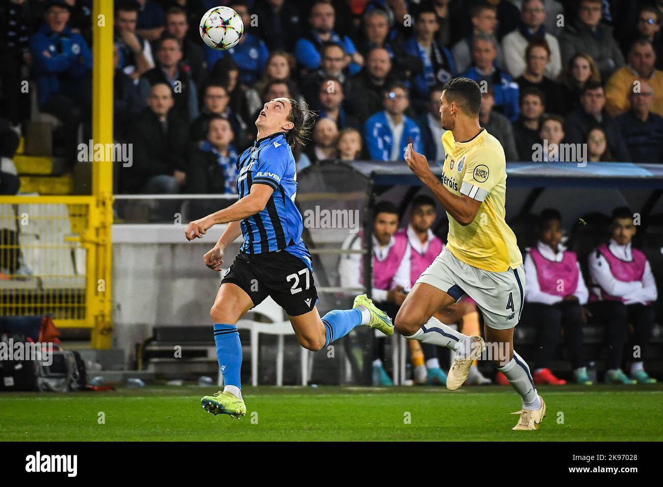 Bruges, Belgium - October 26, 2022, Casper NIELSEN of Brugge during the ...