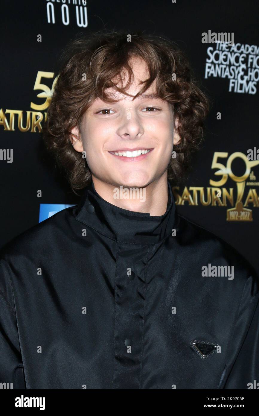 LOS ANGELES - OCT 25: Mason Thames at the 50th Saturn Awards - Arrivals ...