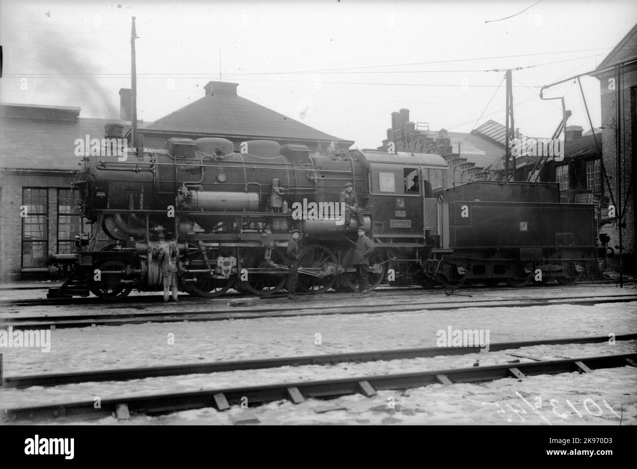 Delivery photo of one of the G8 2 steam locomotives manufactured by ...
