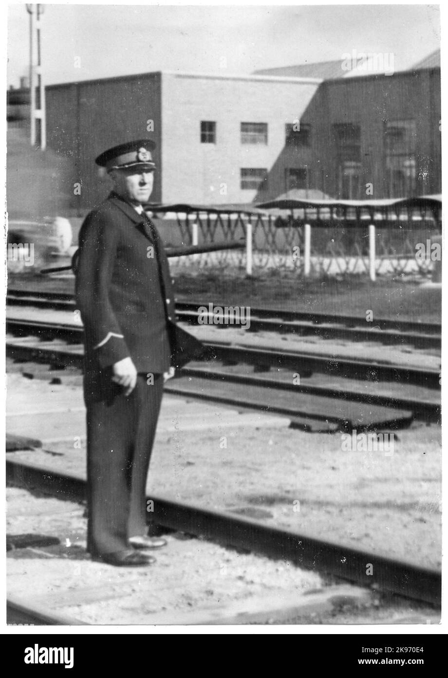 Station master Black and White Stock Photos & Images - Alamy