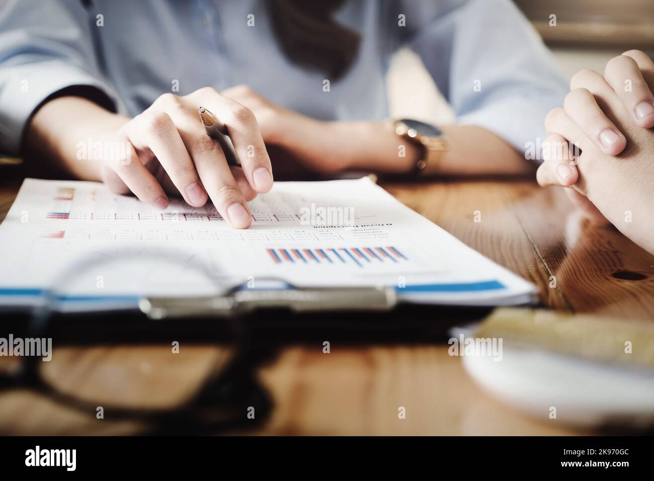 The company's consultants are pointing out plans at a meeting to ...