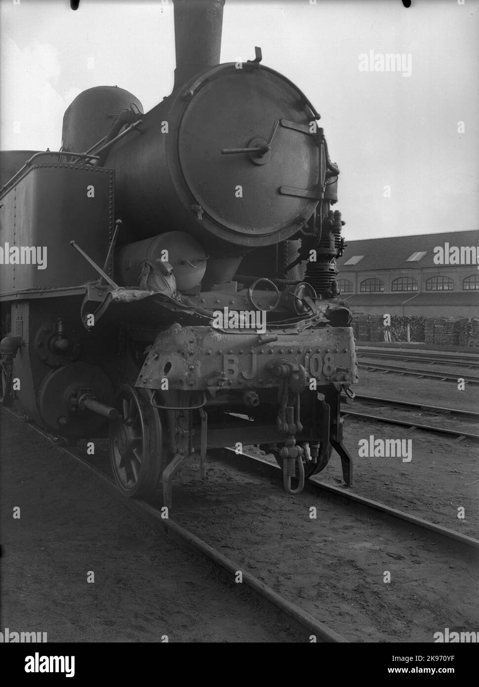 BJ Y3 108. Crafted steam locomotive in Brattforshyttan. Was ...