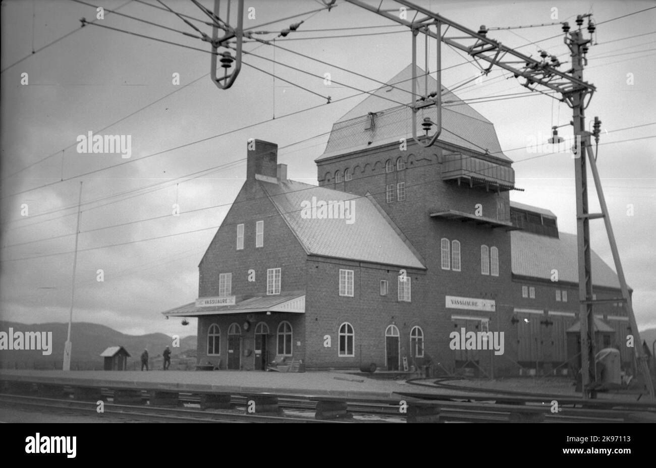 Station built in 1902. In connection with the track's electrification ...