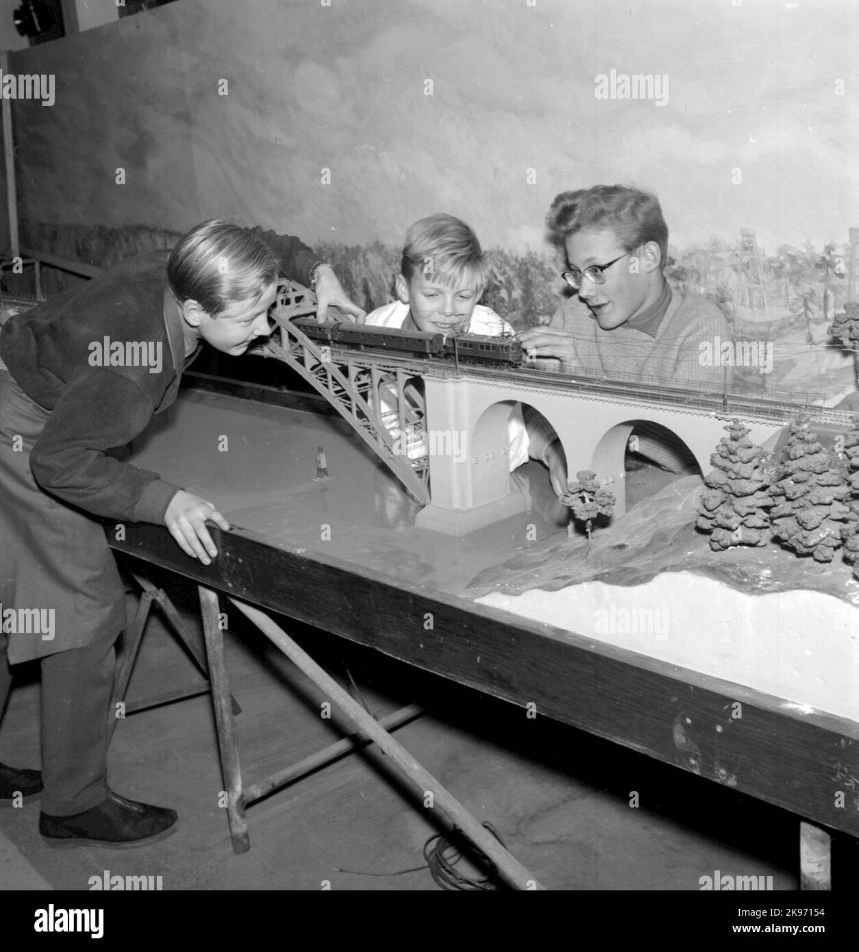 Model builder at the Railway Museum Stock Photo - Alamy