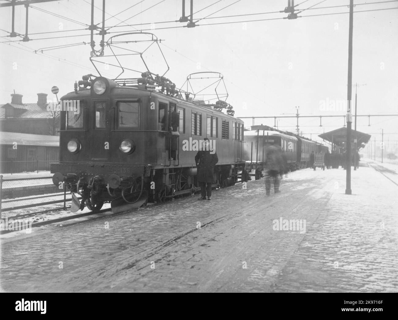 State Railways, SJ DS 136 by train Stock Photo - Alamy