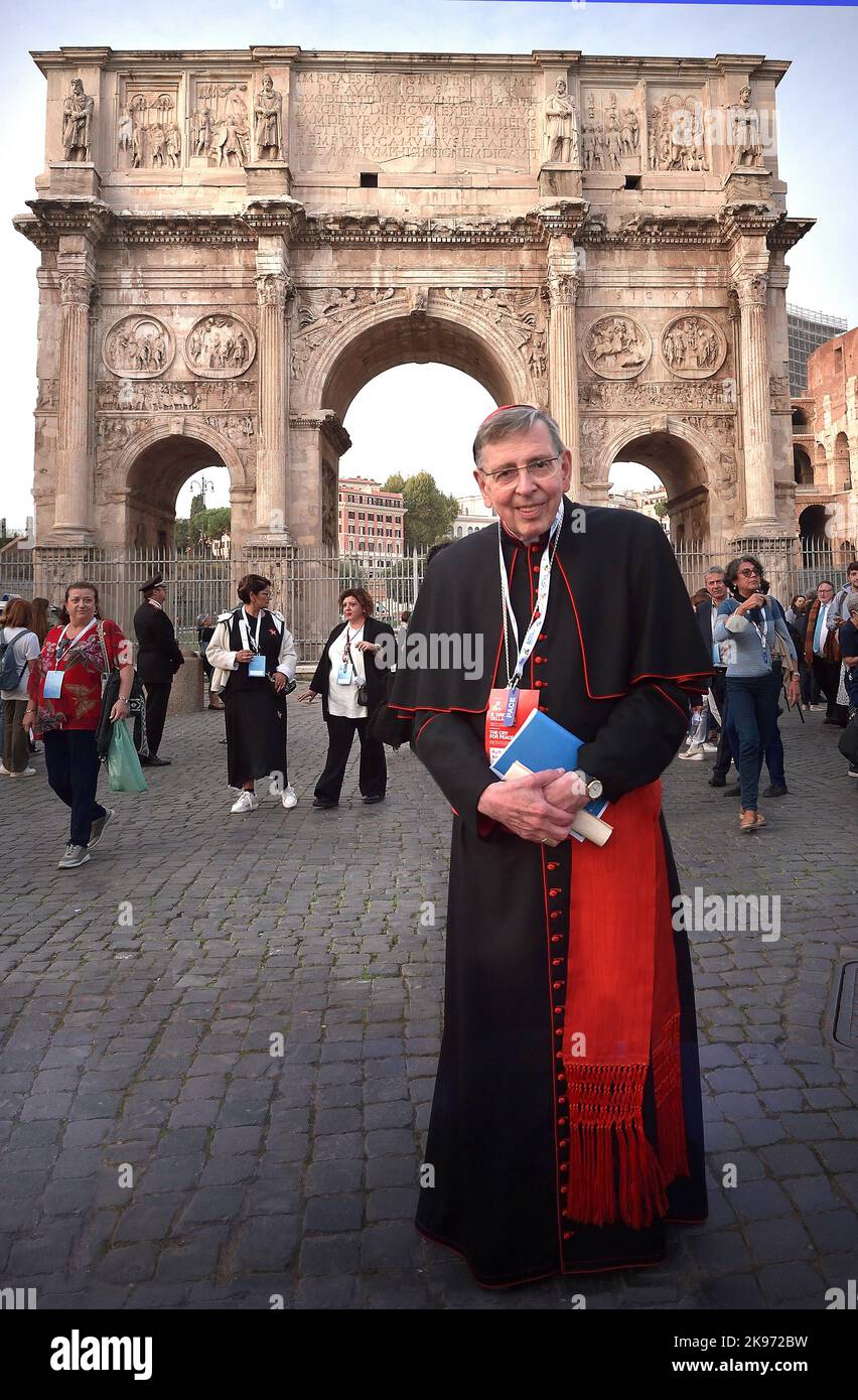 Rome, Italy. 25th Oct, 2022. Cardinal Kurt Koch Conferenza dei vescovi ...