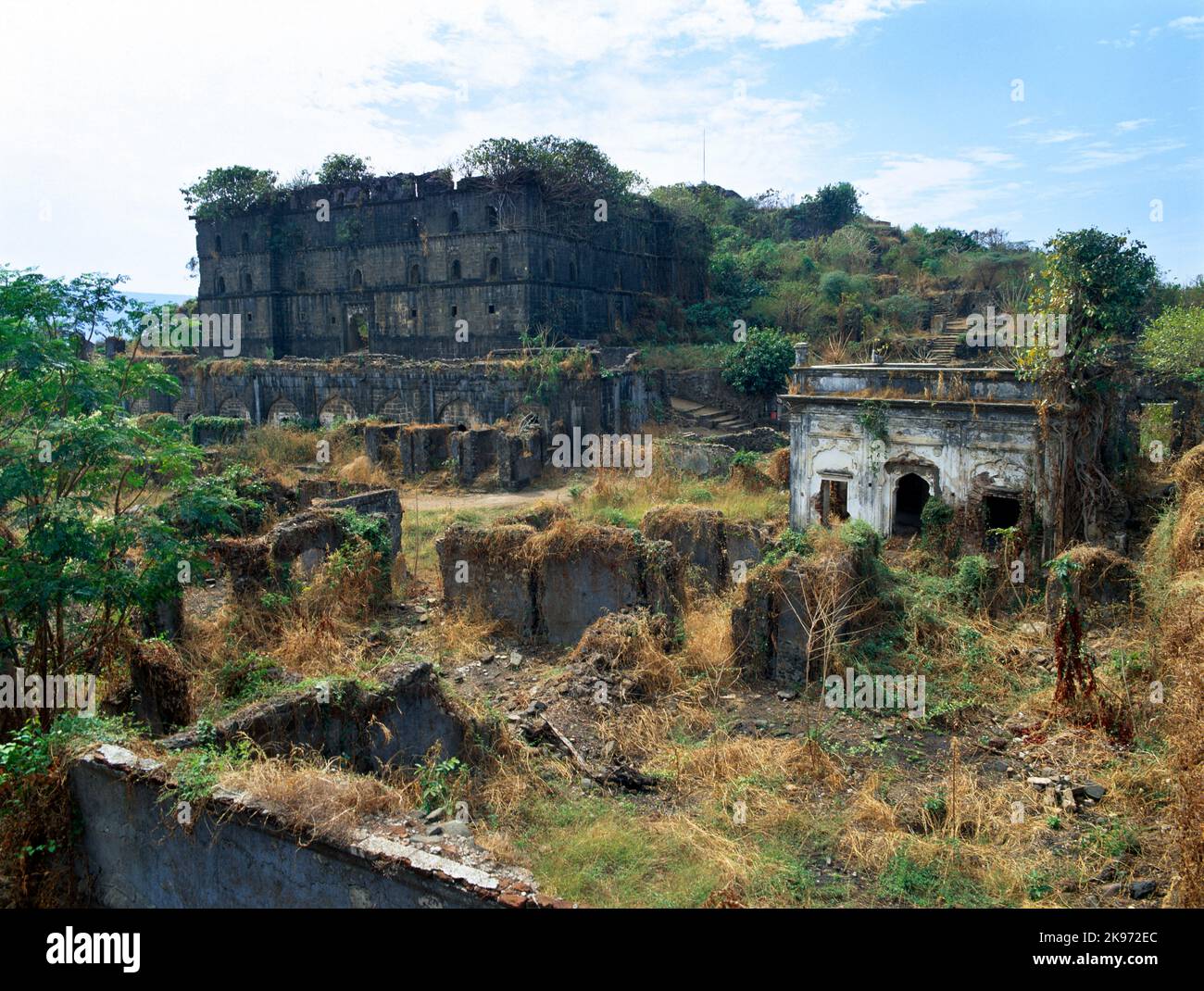 Alibag India Kolaba Fort (Murud-Janjira) Mosque ruins Stock Photo - Alamy