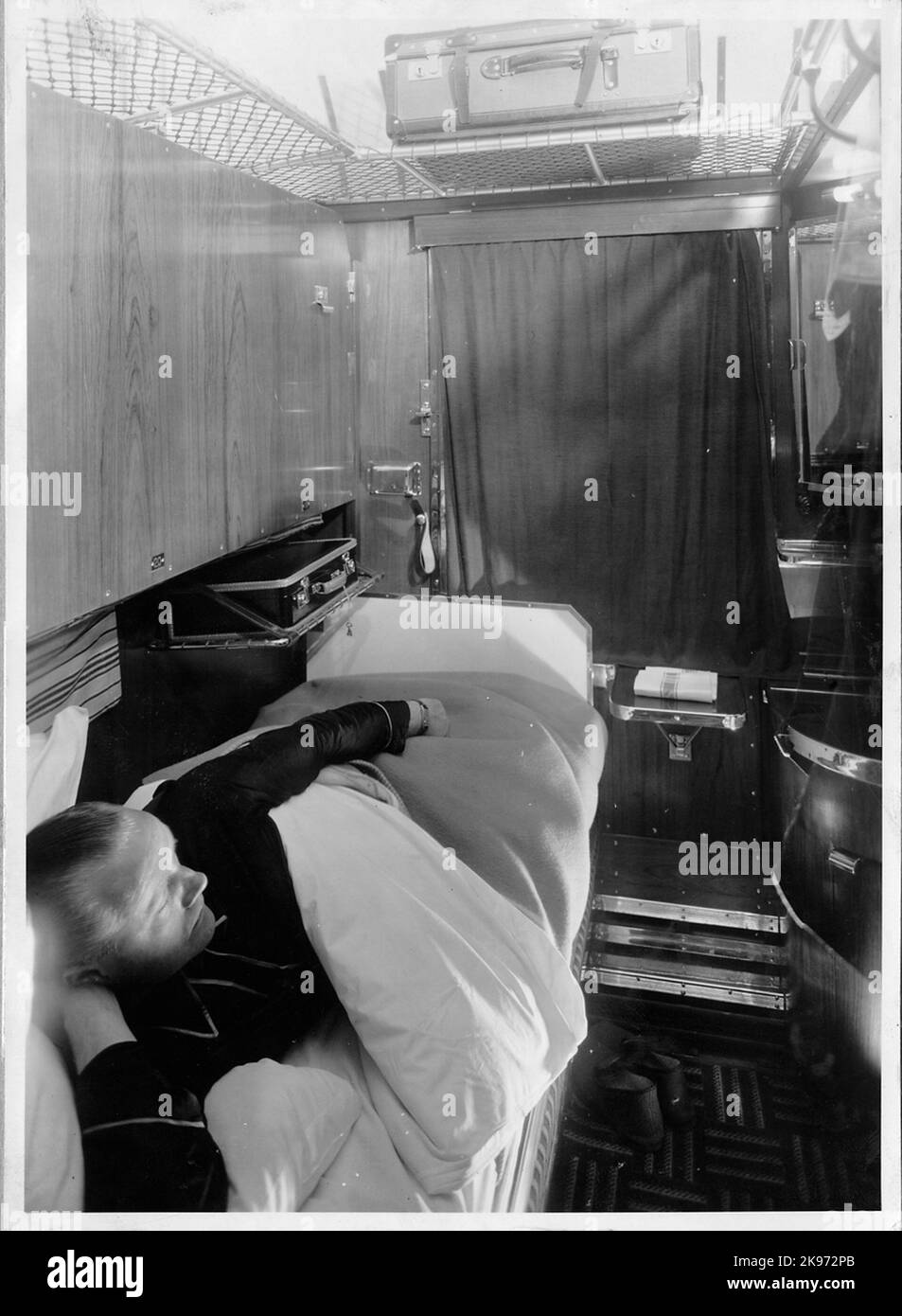 Traveling with 1st and 2nd class sleeping compartment. State Railways ...