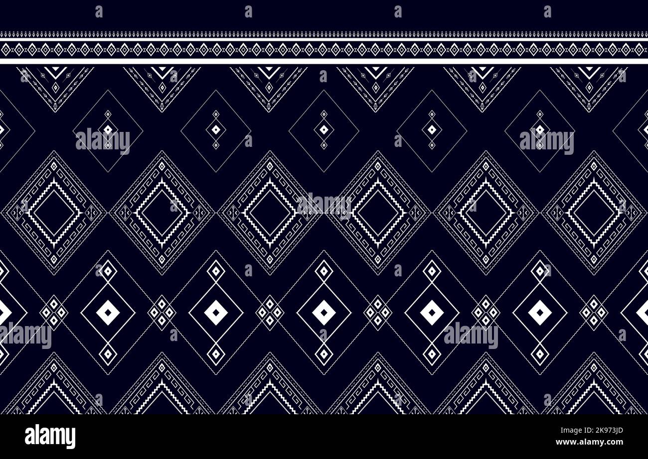 Abstract background basic geometric ethnic fabric pattern, oriental ...