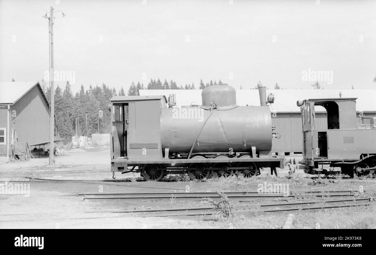 Strömsnäs Bruks AB. Delary - Strömsnäsbruk Railway. Fireless steam ...