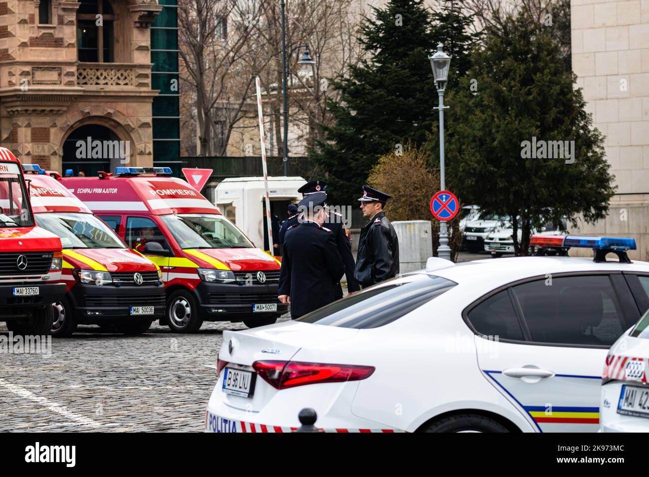 Romanian Police (Politia Romana) car show in Bucharest, Romania, 2022 ...
