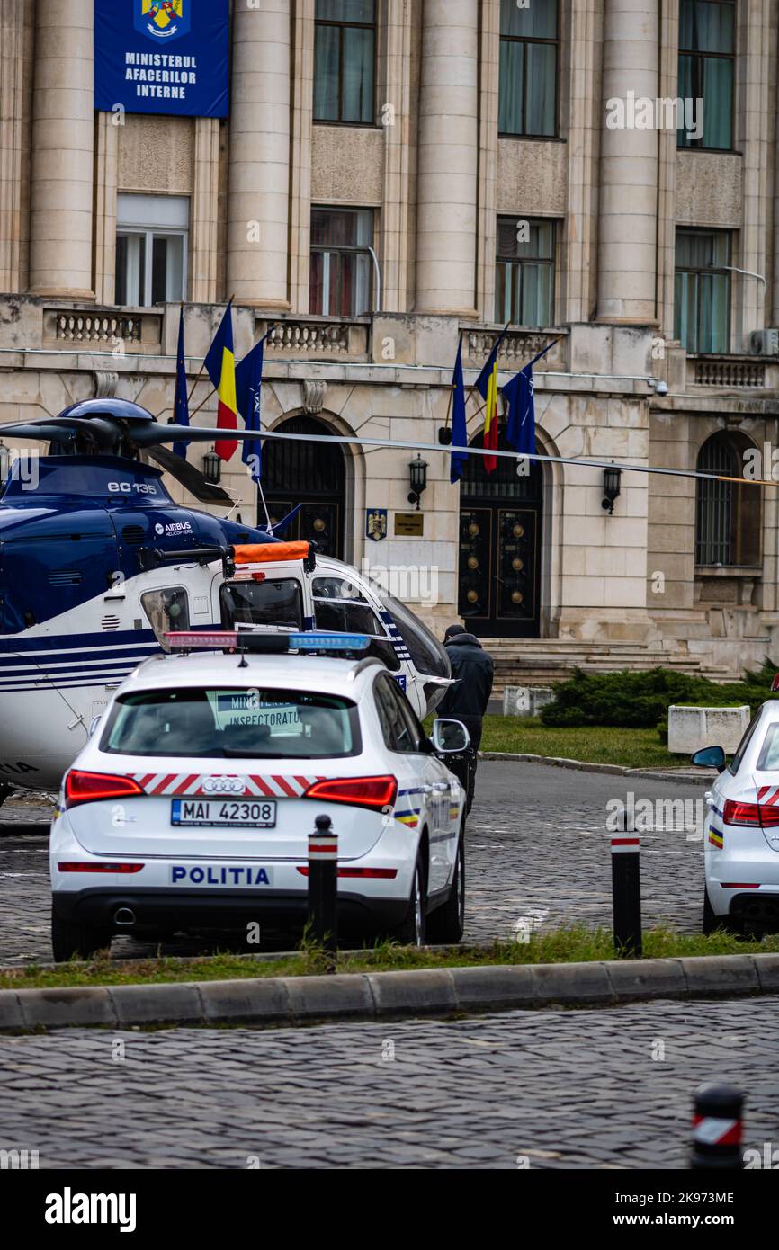 Romanian Police (Politia Romana) car show in Bucharest, Romania, 2022 ...