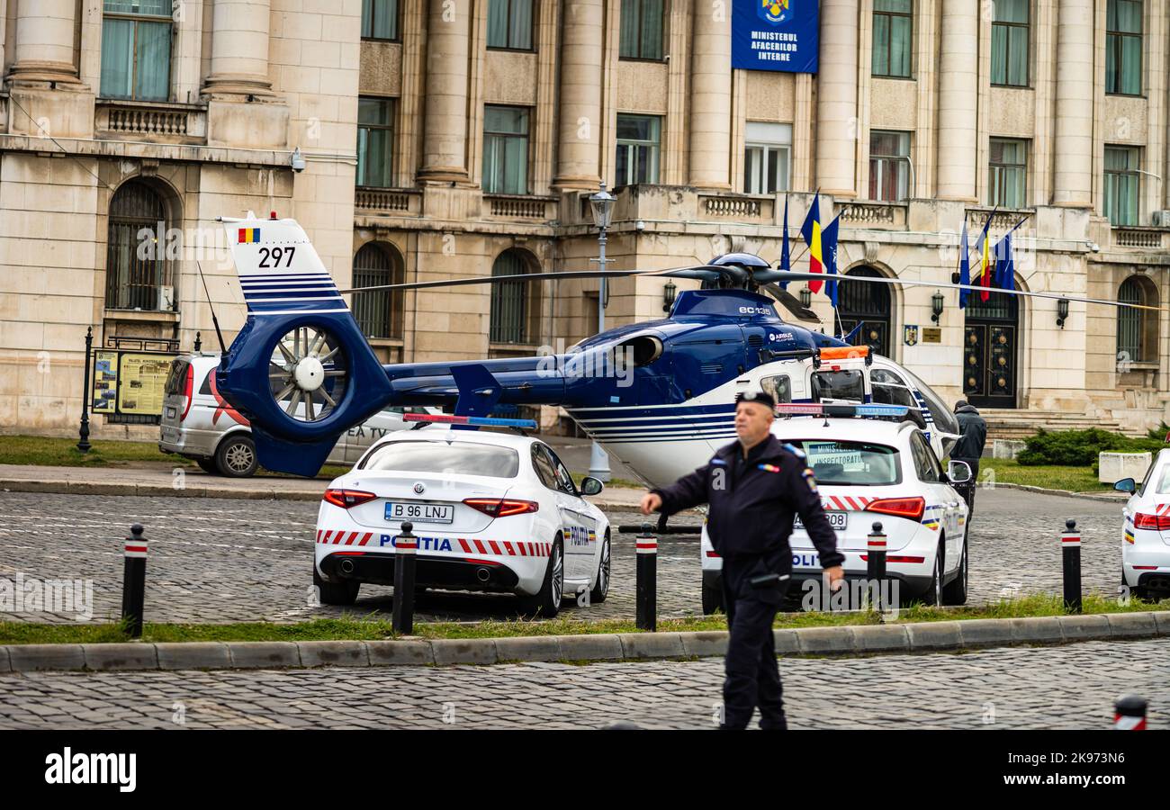 Romanian Police (Politia Romana) car show in Bucharest, Romania, 2022 ...