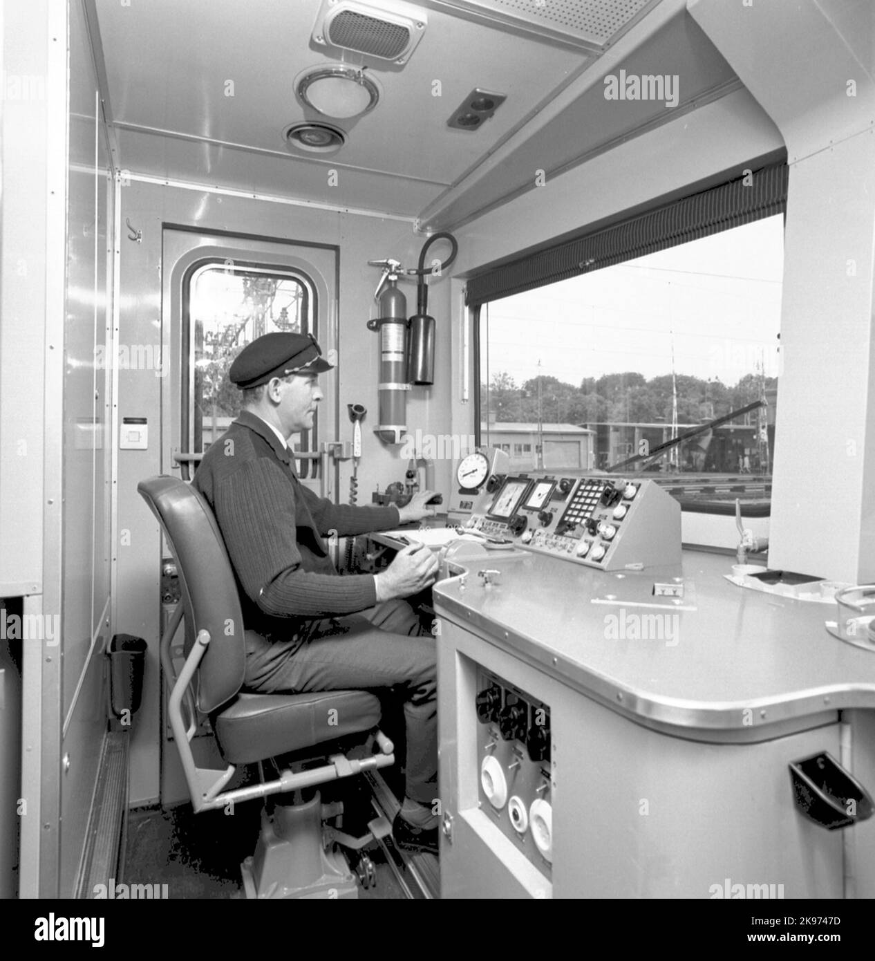 State Railways, SJ X1-B 3001. Local Traffic Train. Cab Stock Photo - Alamy