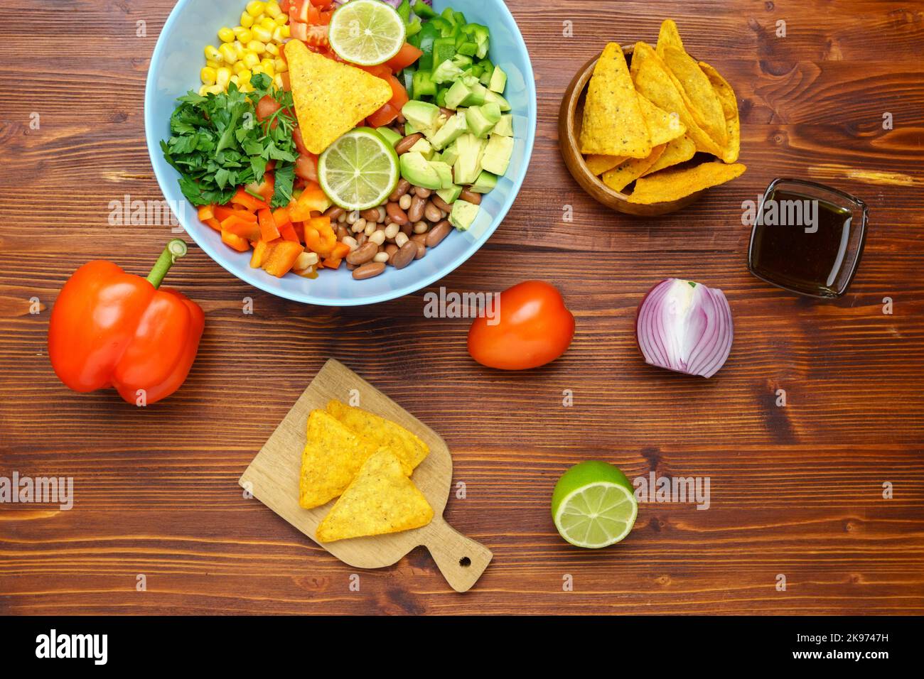 Cowboy caviar, texas caviar corn, beans, tomatoes, avocado, lime ...