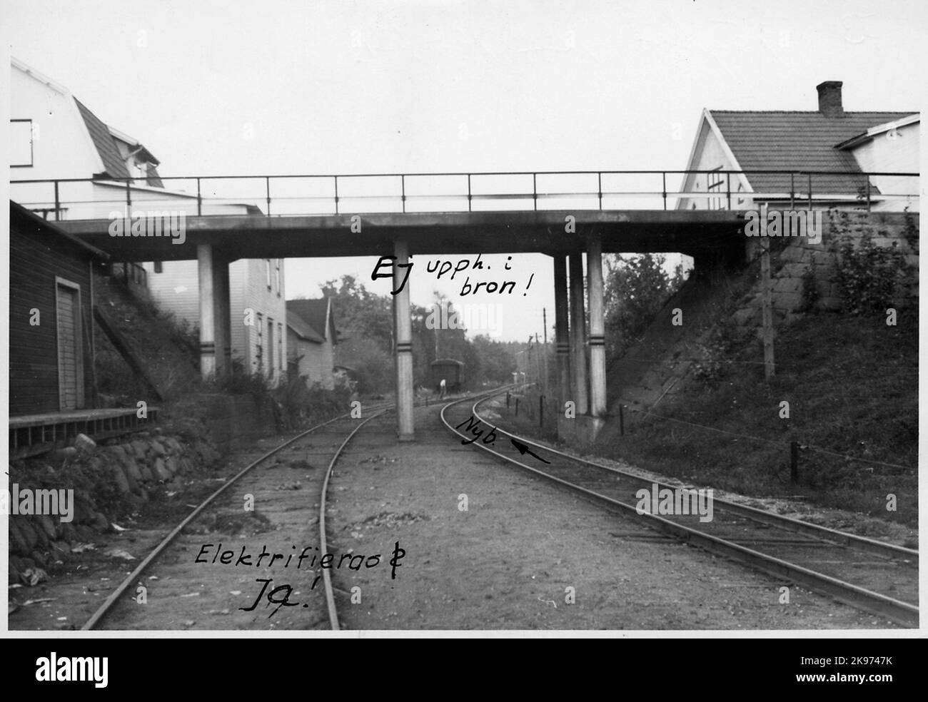 Road bridge over rail Stock Photo - Alamy