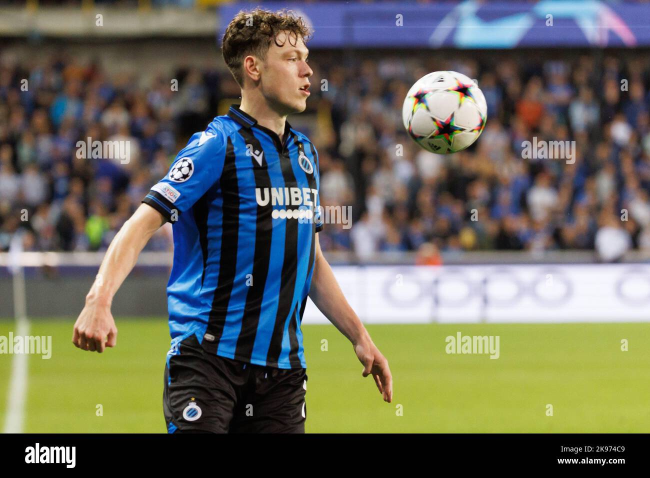 Brugge, Belgium, 26 October 2022, Club's Andreas Skov Olsen pictured in ...