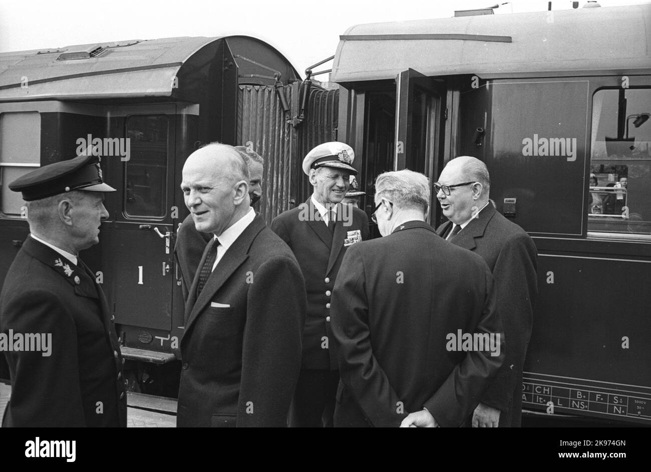 Inauguration of the "Bird Road Line" between Rodbyhavn, Lolland ...