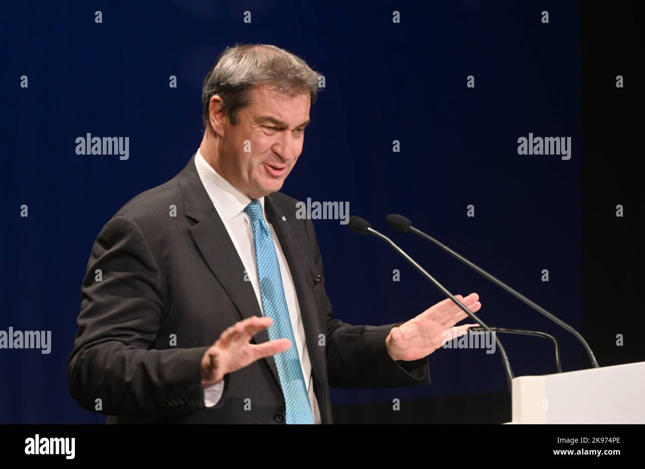 Munich, Germany. 26th Oct, 2022. Markus Söder (CSU), Prime Minister of ...