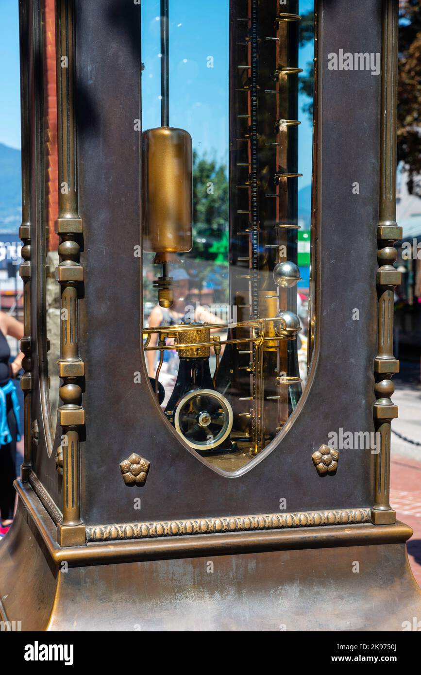 Photograph of the famous Vancouver Steam Clock, at the corner of Cambie ...