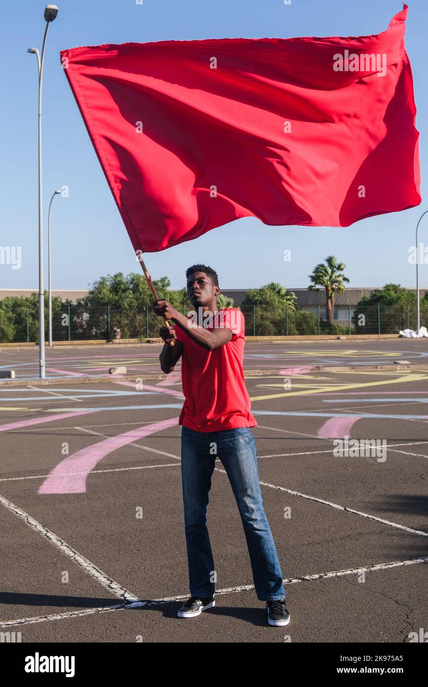 Big stadium flag hi-res stock photography and images - Alamy