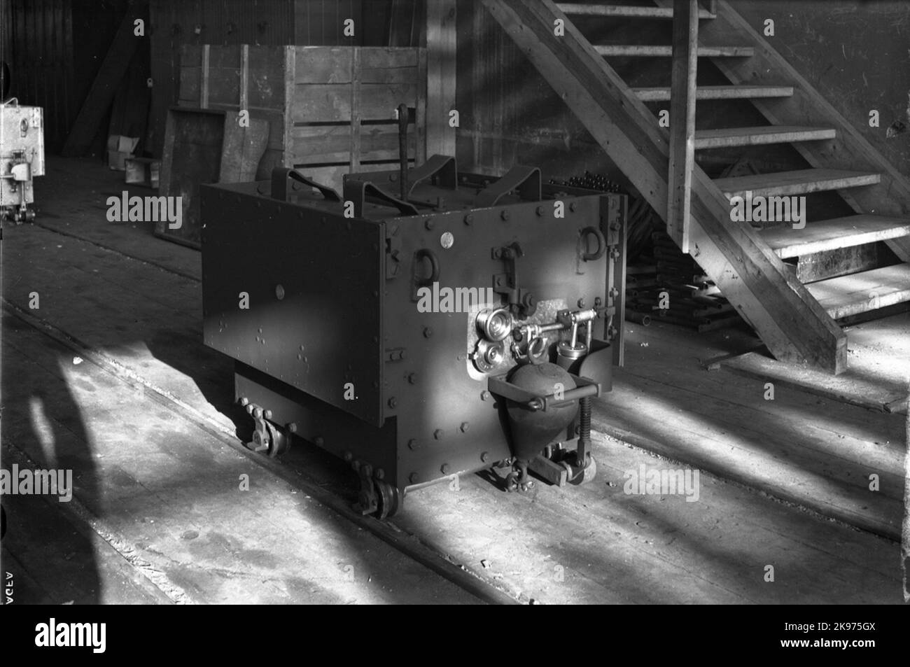 Pre -assembled mine anchor just over 4000 mines were manufactured Stock ...