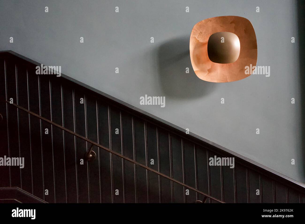 The lamp above the ramp Stock Photo - Alamy