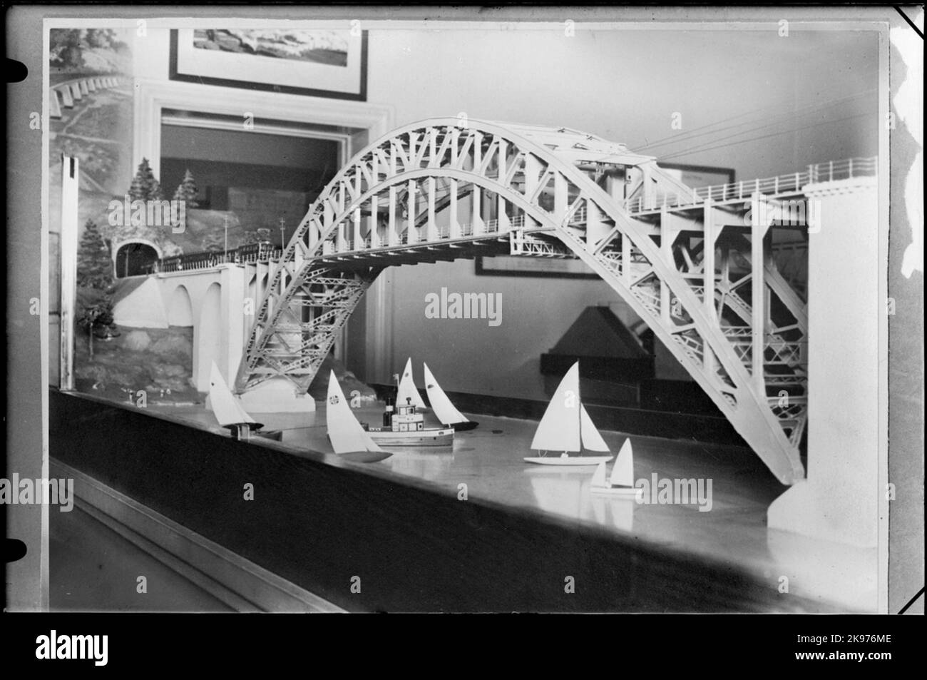 Model of Årstabron Stock Photo - Alamy